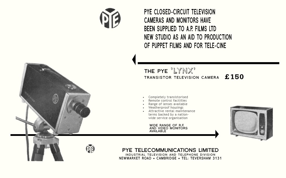 PYE ‘LYNX’ CAMERA - SYLVIA ANDERSON